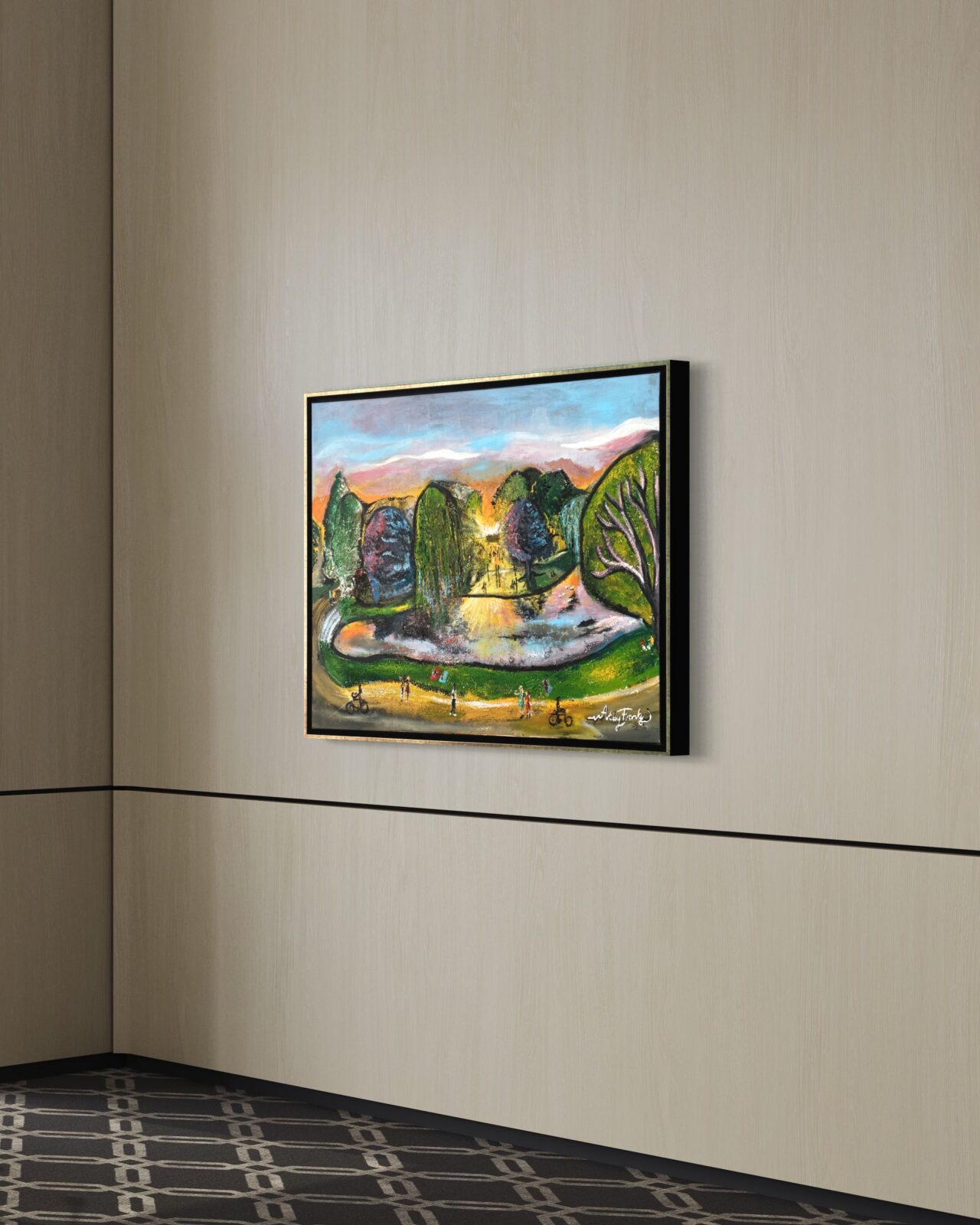 't Gras van het Noorderplantsoen - Art by Franky